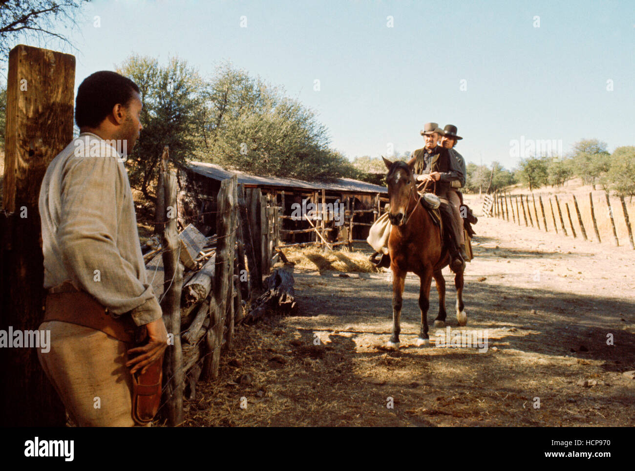 WILD ROVERS, Moses Gunn, William Holden, Ryan O"neal, 1971 Stock Photo ...