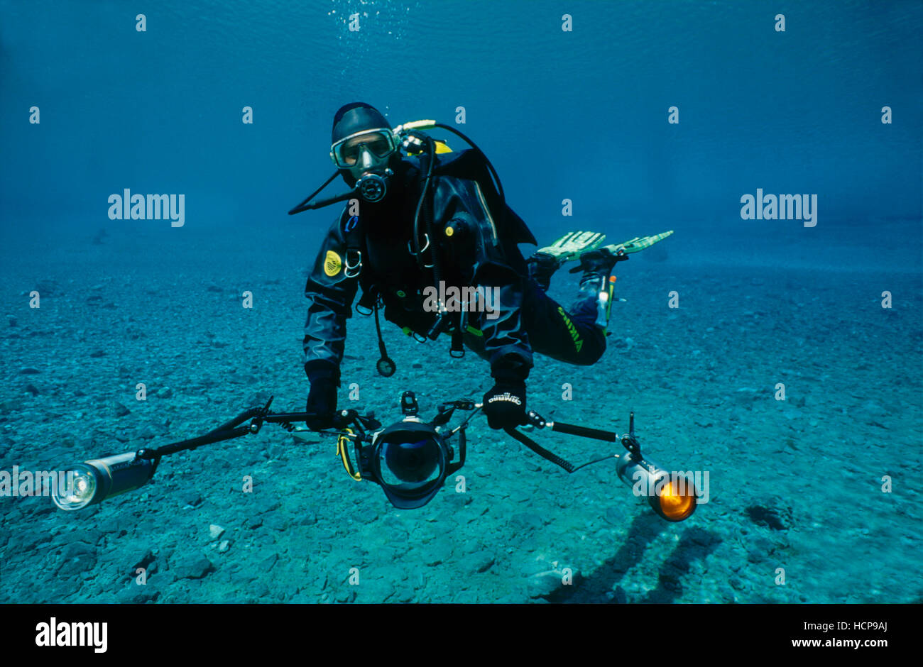 Scuba diver, underwater photographer Stock Photo - Alamy