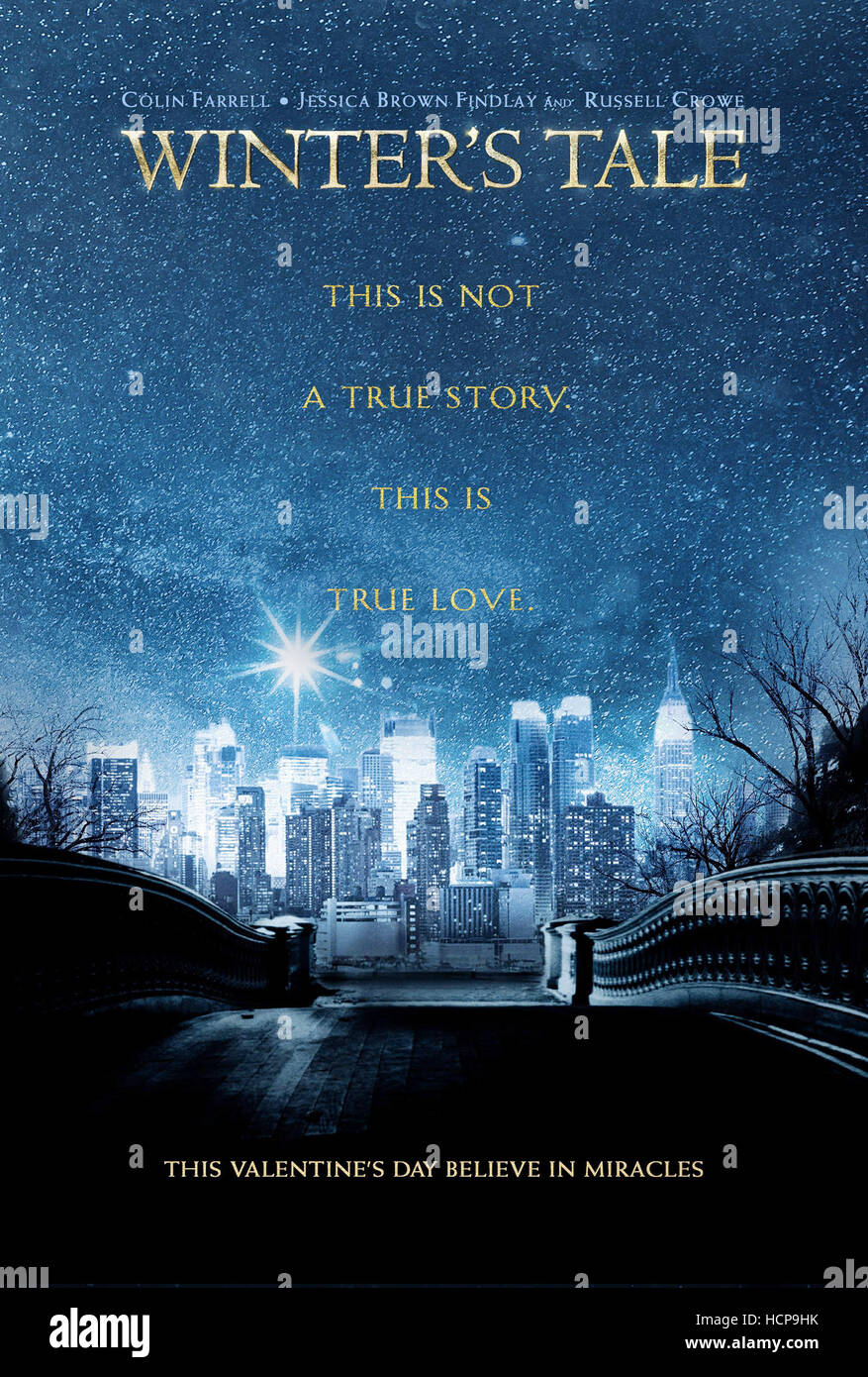 WINTER'S TALE, US poster art, 2014. ©Warner Bros./Courtesy Everett ...