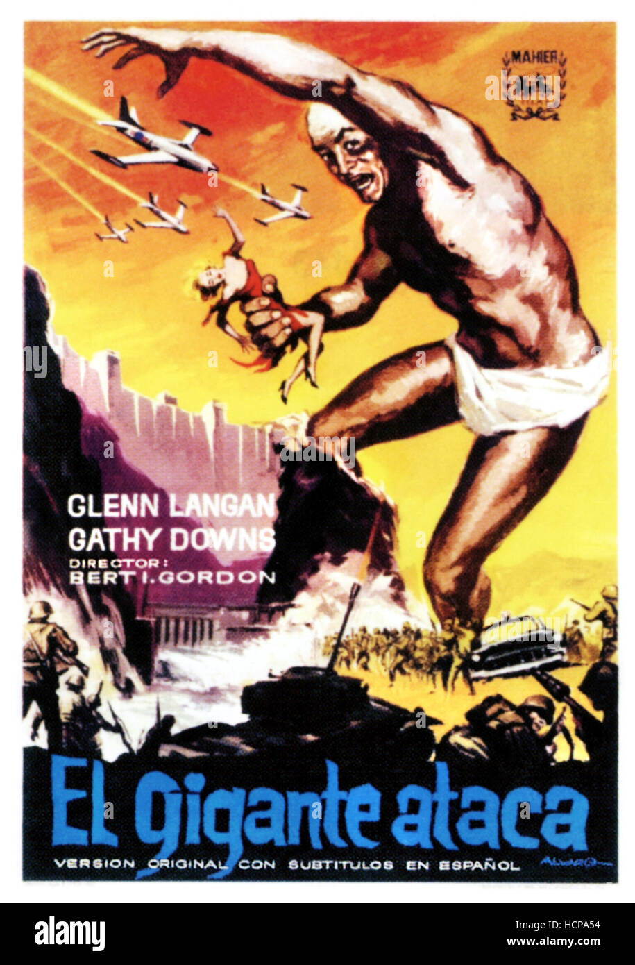 THE AMAZING COLOSSAL MAN, (aka EL GIGANTE ATACA), Glenn Langan on ...