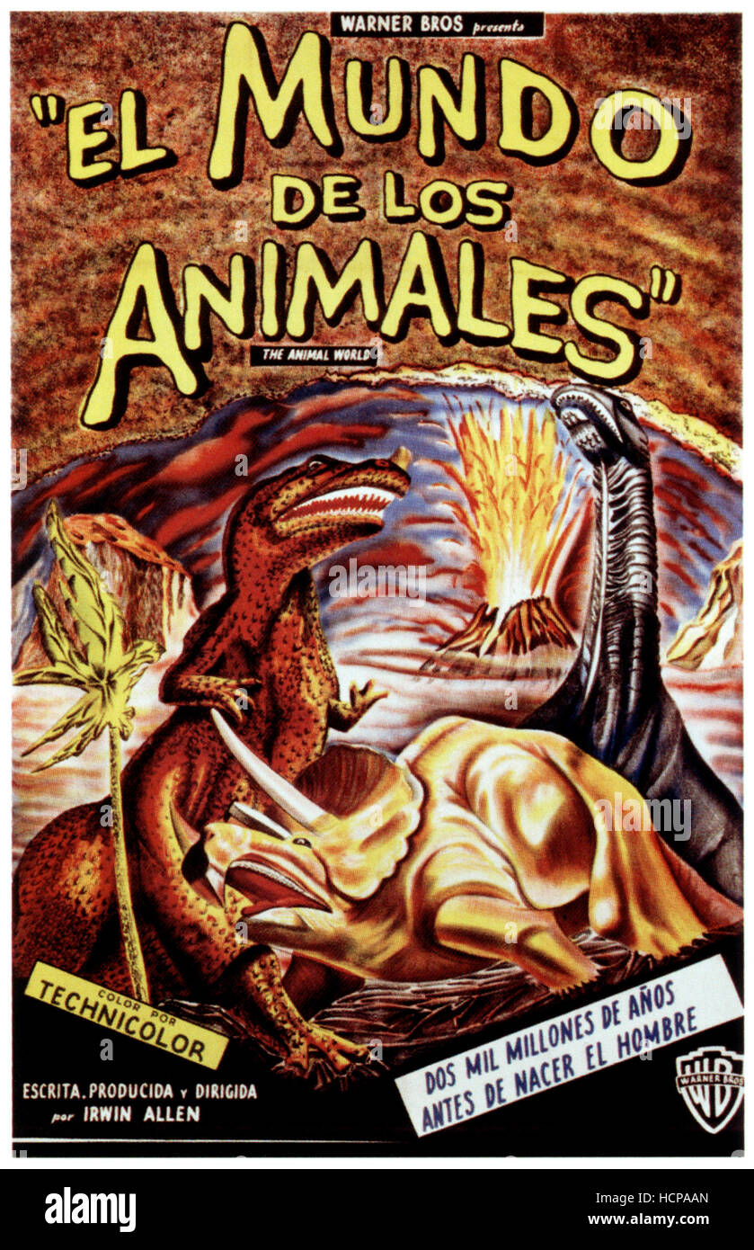 THE ANIMAL WORLD (aka EL MUNDO DE LOS ANIMALES), Argentinean poster art ...