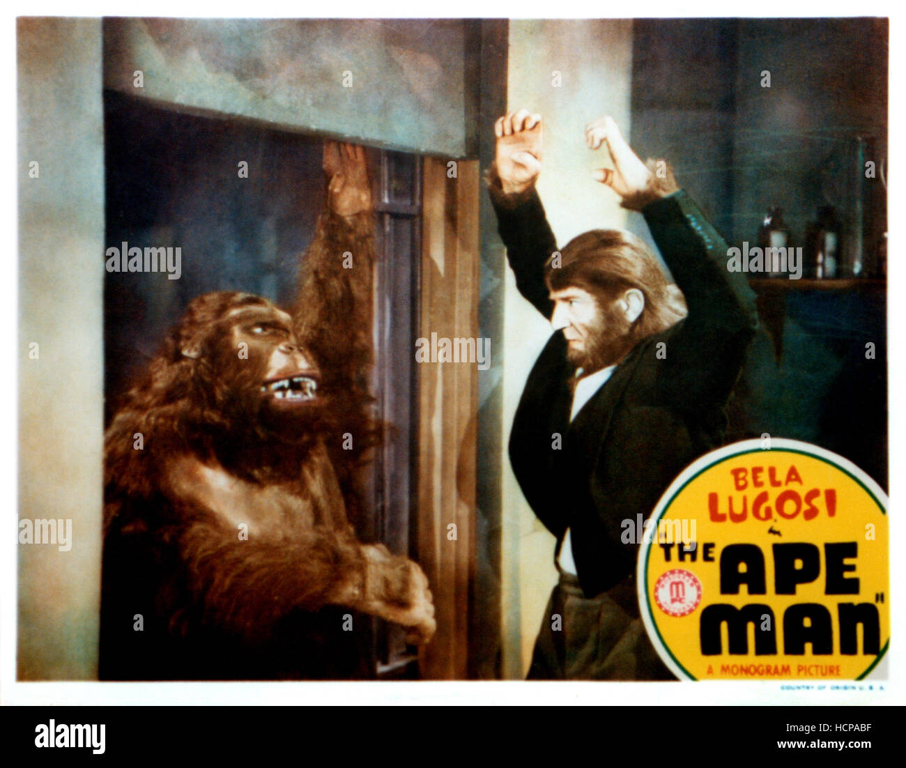 THE APE MAN, Emil Van Horn, Bela Lugosi, 1943 Stock Photo - Alamy