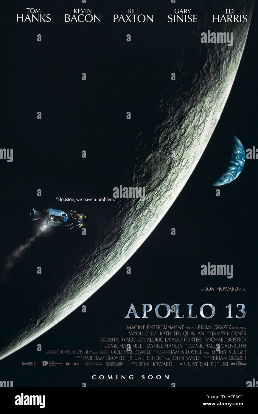 APOLLO 13, US advance poster art, 1995, ©Universal Pictures/courtesy ...