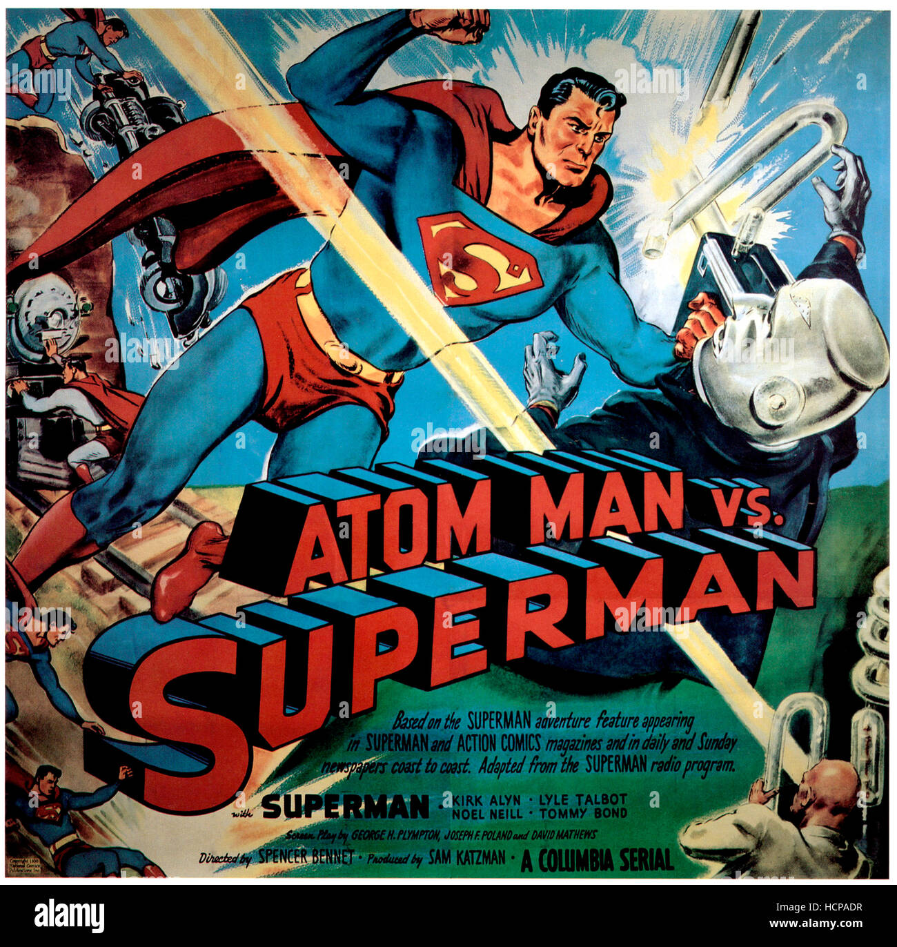 ATOM MAN VS. SUPERMAN, Superman, Atom Man, 1950 Stock Photo - Alamy