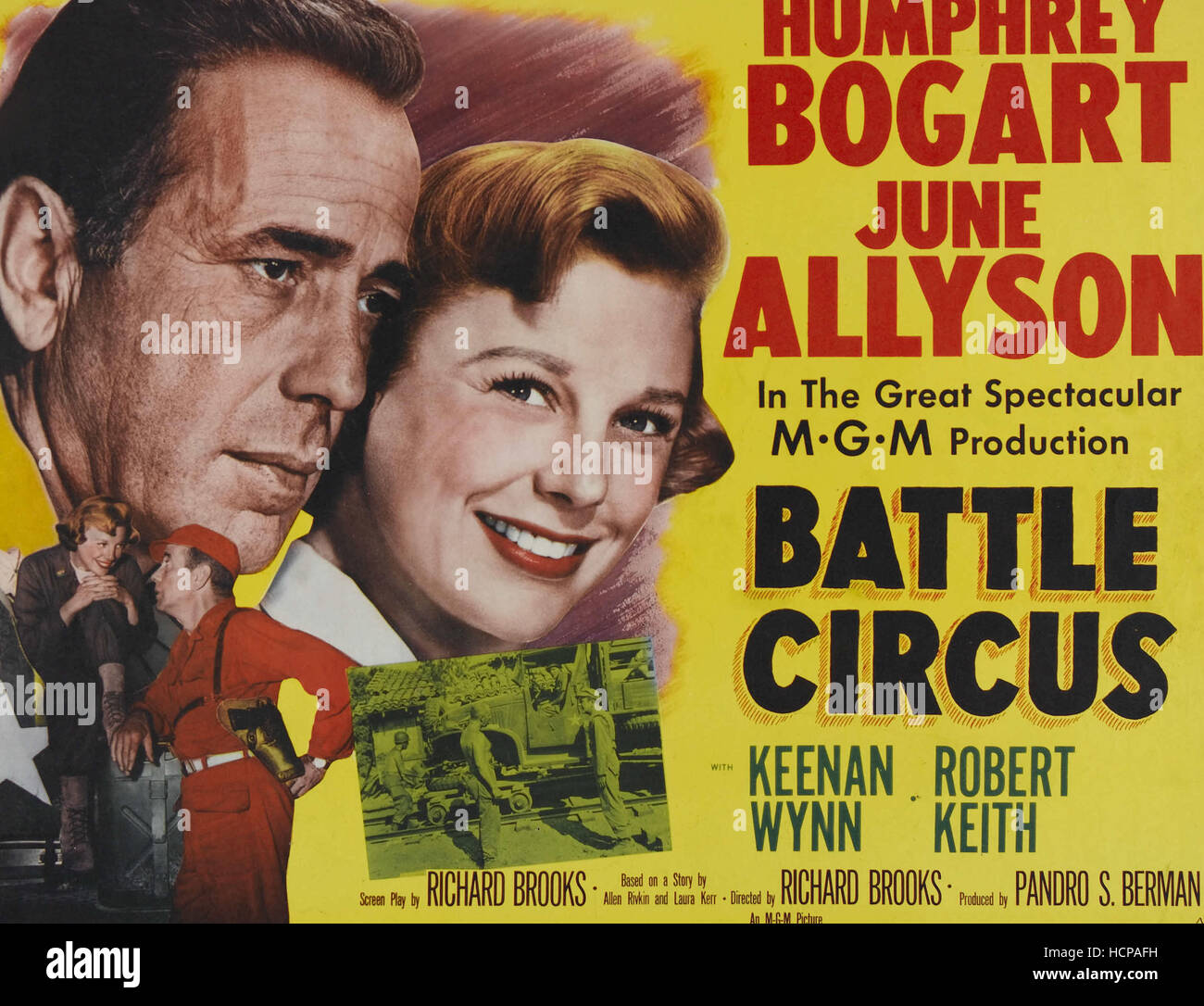 BATTLE CIRCUS, top from left: Humphrey Bogart, June Allyson, bottom from left: June Allyson ...
