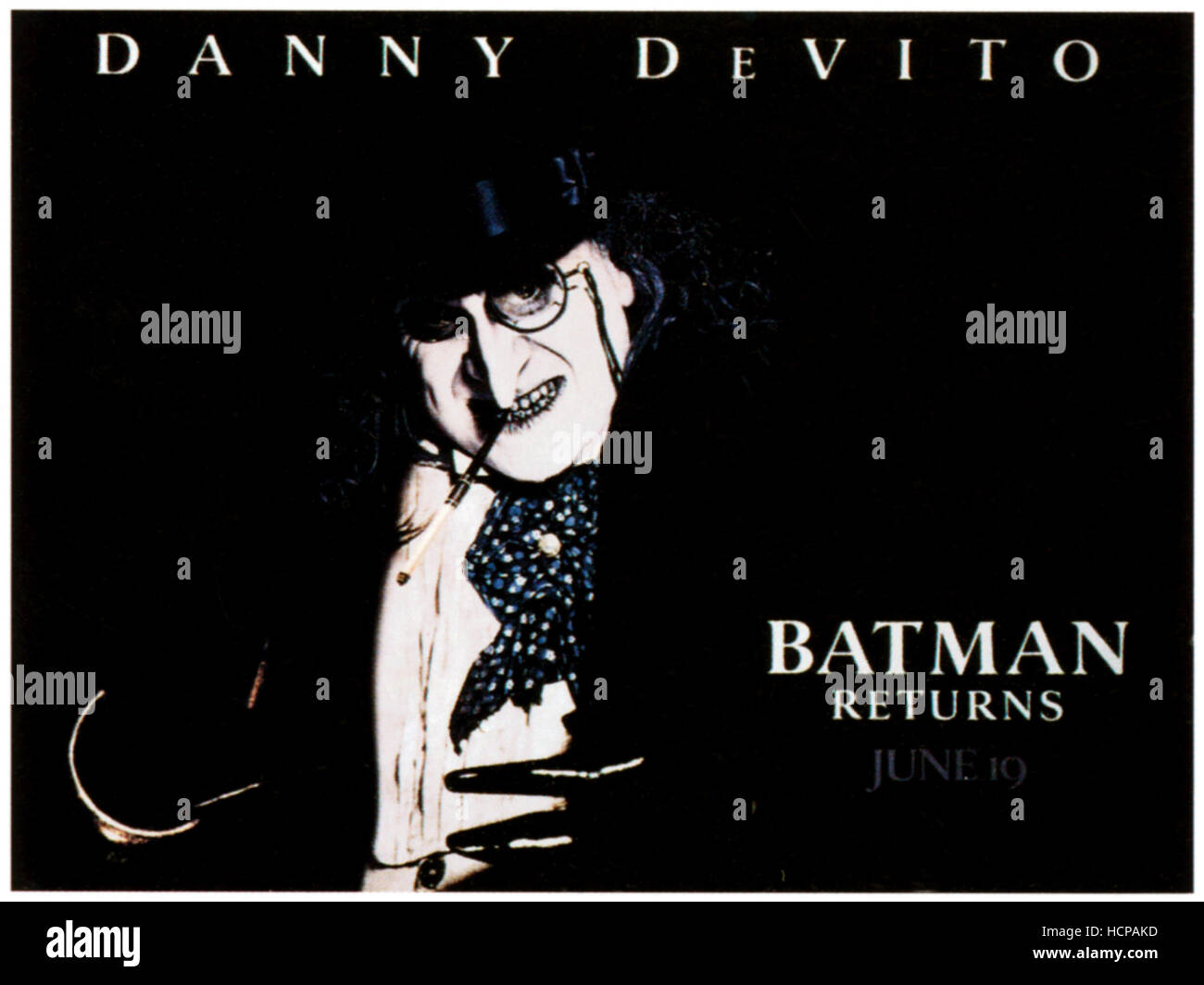 BATMAN RETURNS, Danny DeVito, poster, 1992 Stock Photo - Alamy