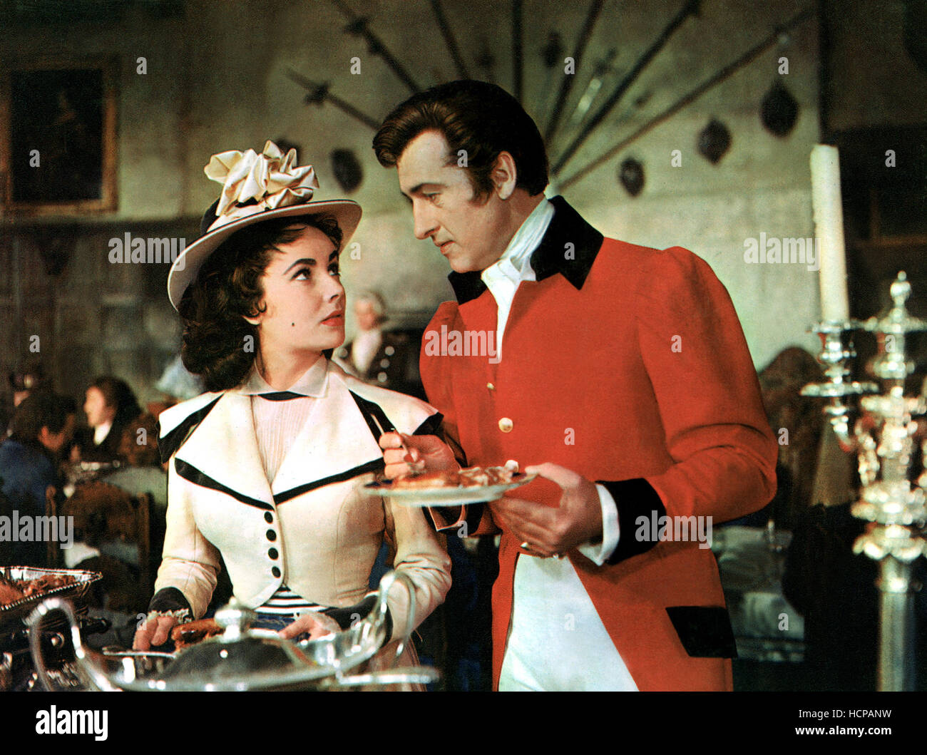 BEAU BRUMMELL, Elizabeth Taylor, Stewart Granger, 1954 Stock Photo - Alamy