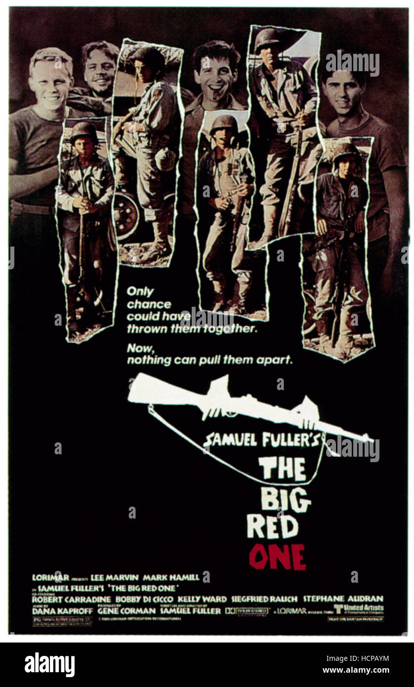 THE BIG RED ONE, from left: Kelly Ward, Mark Hamill, Robert Carradine ...
