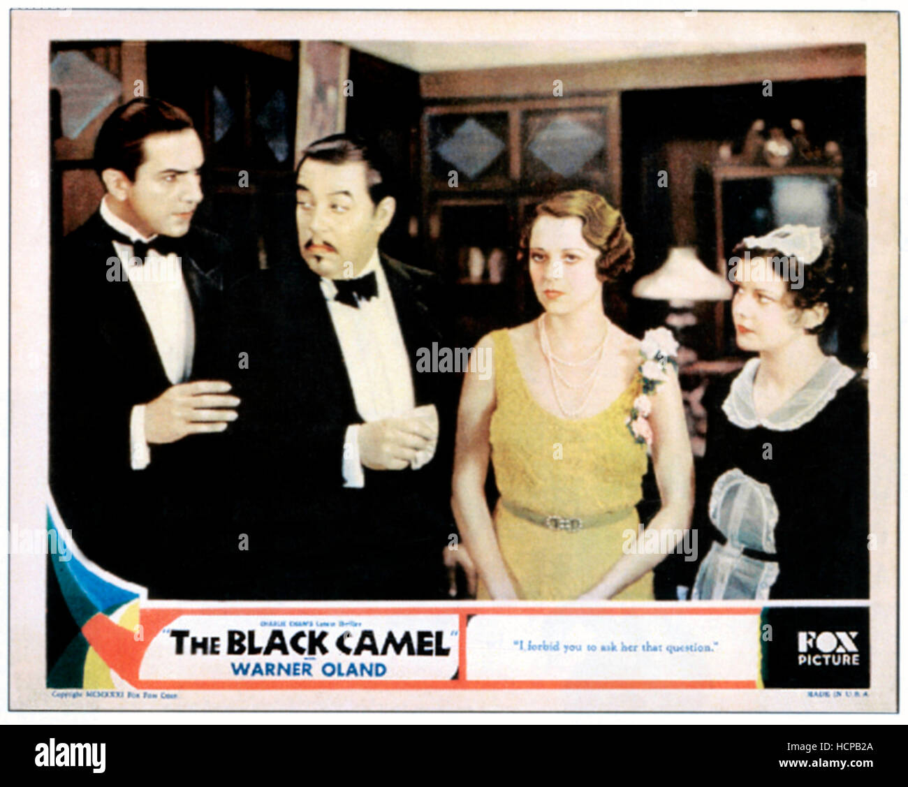 THE BLACK CAMEL, from left: Bela Lugosi, Warner Oland, Sally Eilers ...