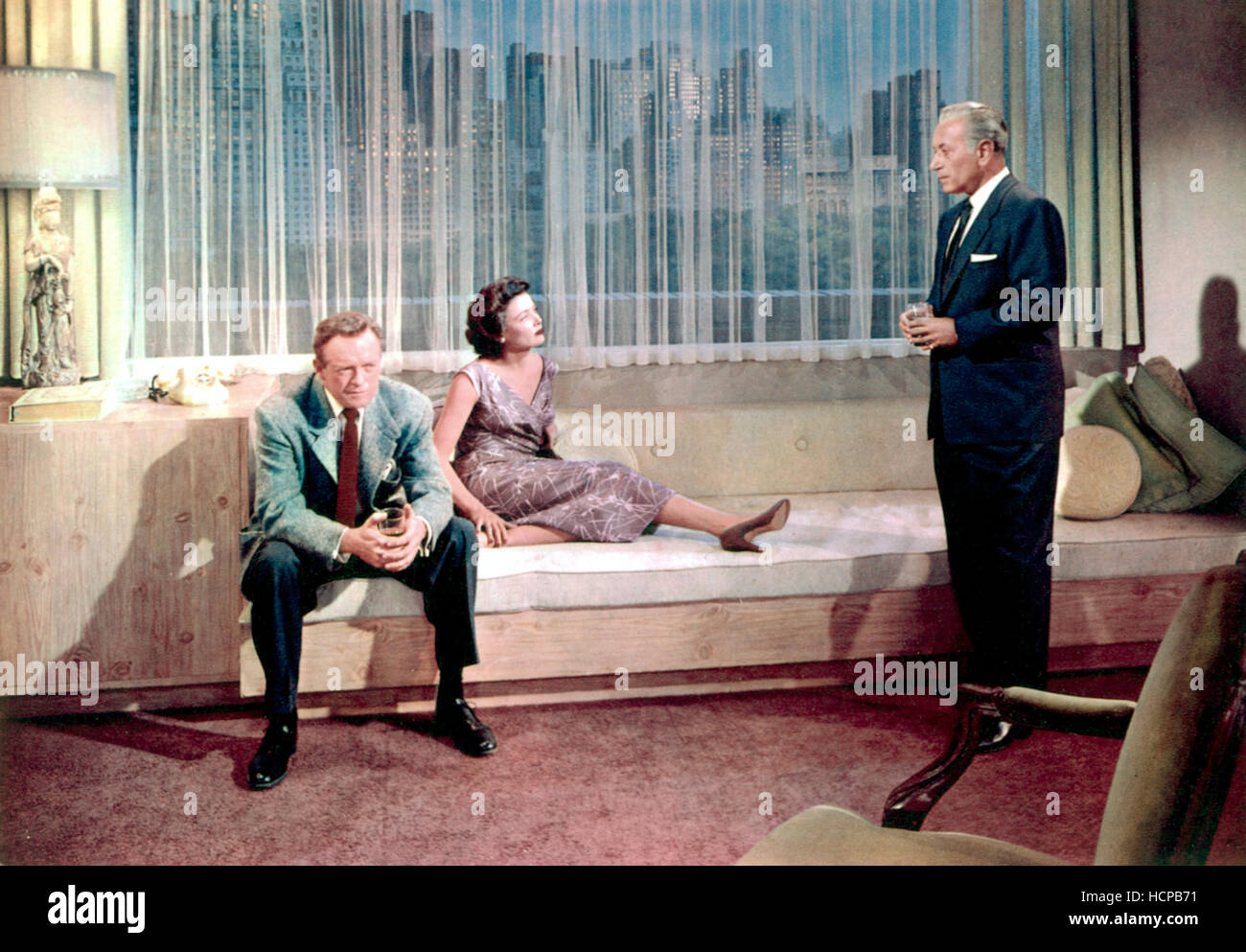 BLACK WIDOW, Van Heflin, Gene Tierney, George Raft, 1954. TM and ...
