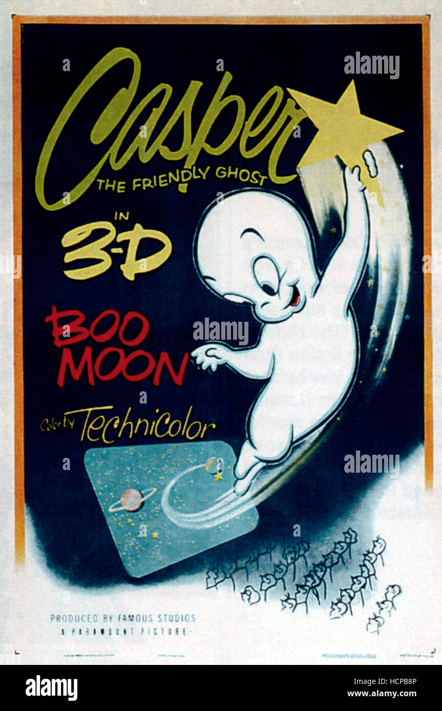 BOO MOON, Casper the Friendly Ghost, 1954 Stock Photo - Alamy