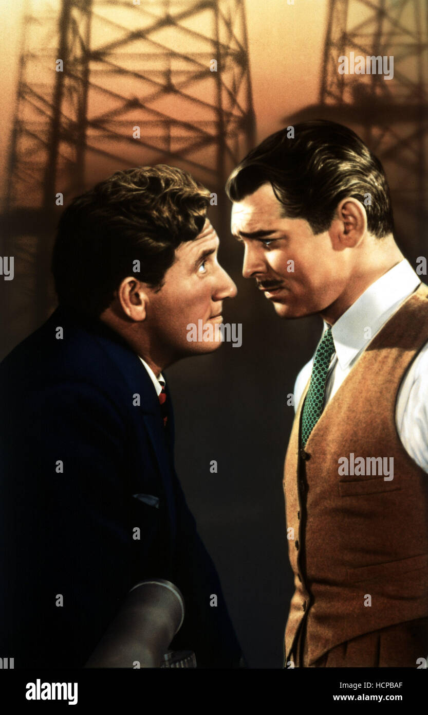 BOOM TOWN, Spencer Tracy, Clark Gable, 1940 Stock Photo - Alamy