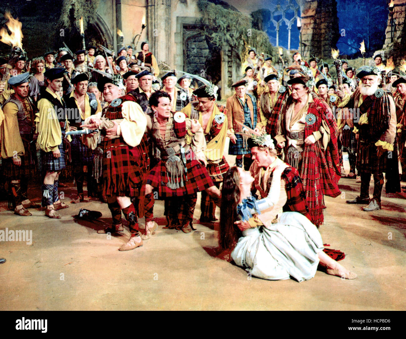 BRIGADOON, Hugh Laing, Virginia Bosler, Jimmy Thompson, 1954 Stock ...