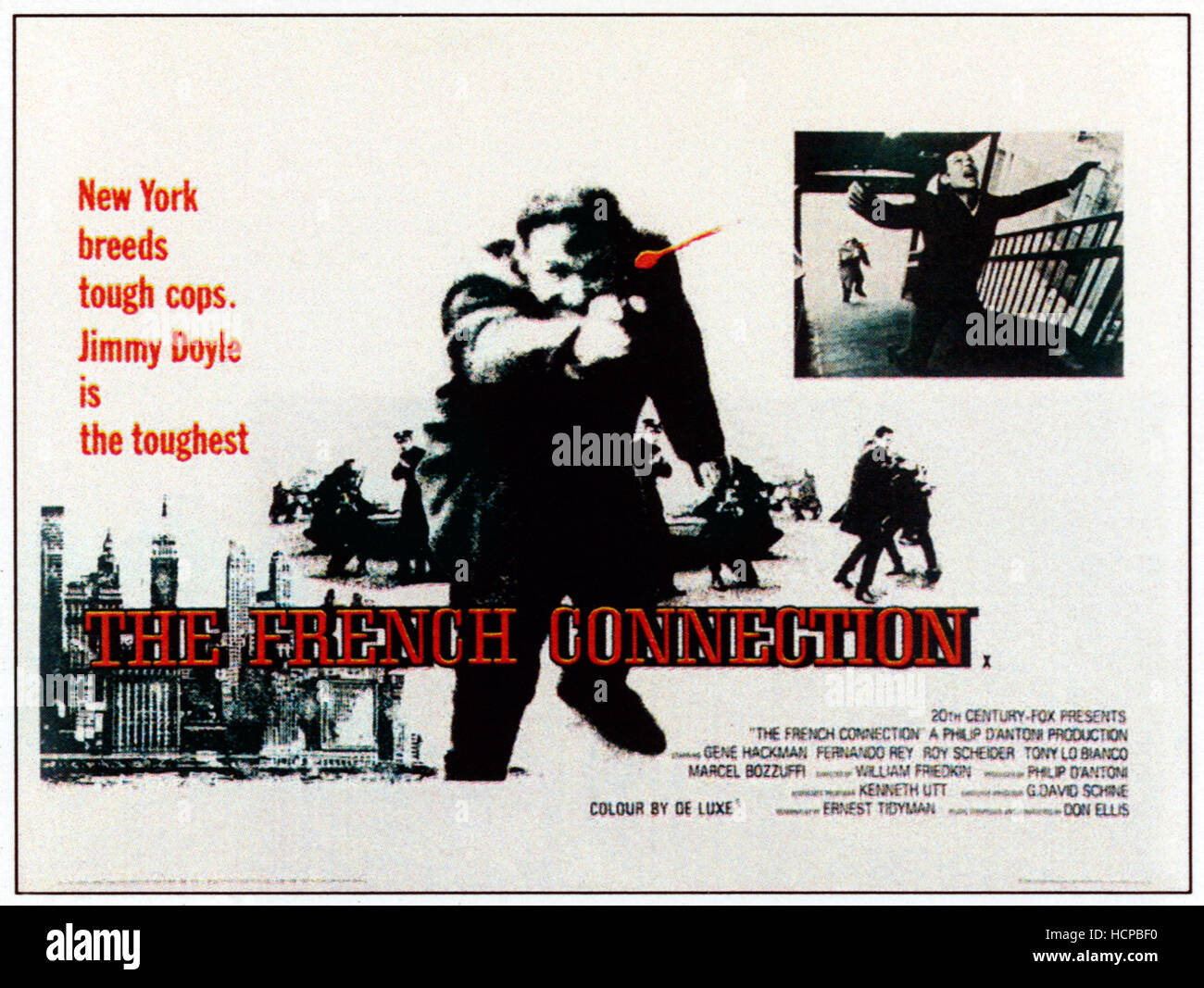 THE FRENCH CONNECTION, center: Gene Hackman, top right: Gene Hackman ...