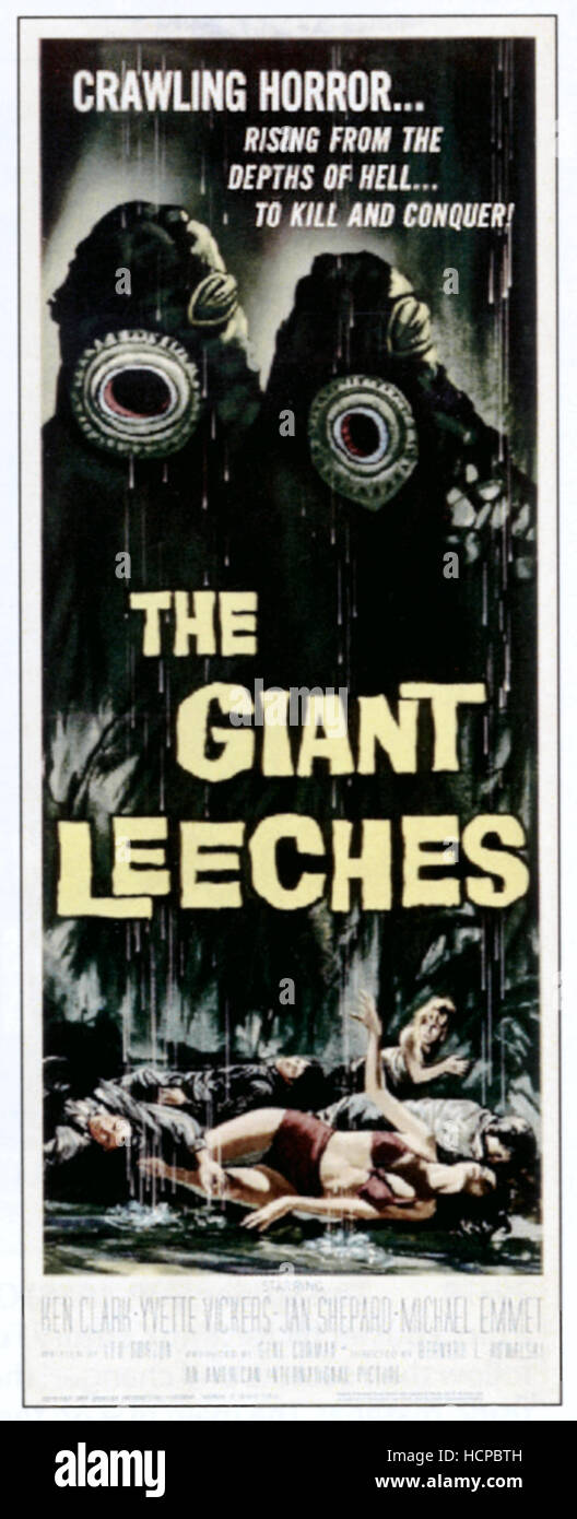 THE GIANT LEECHES, poster art, 1959 Stock Photo - Alamy