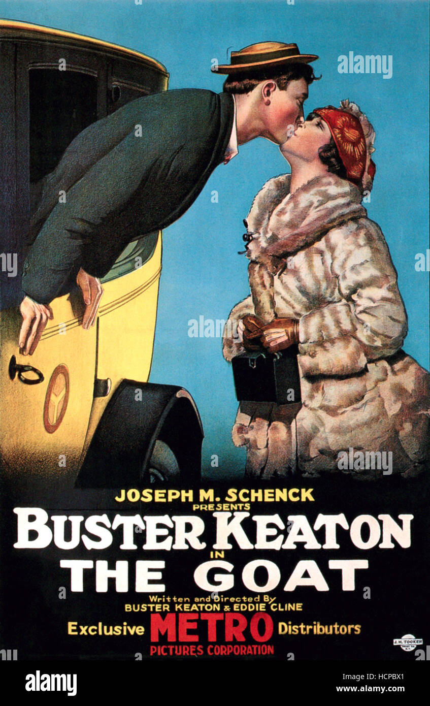 THE GOAT, Buster Keaton, Virginia Fox, 1921 Stock Photo - Alamy