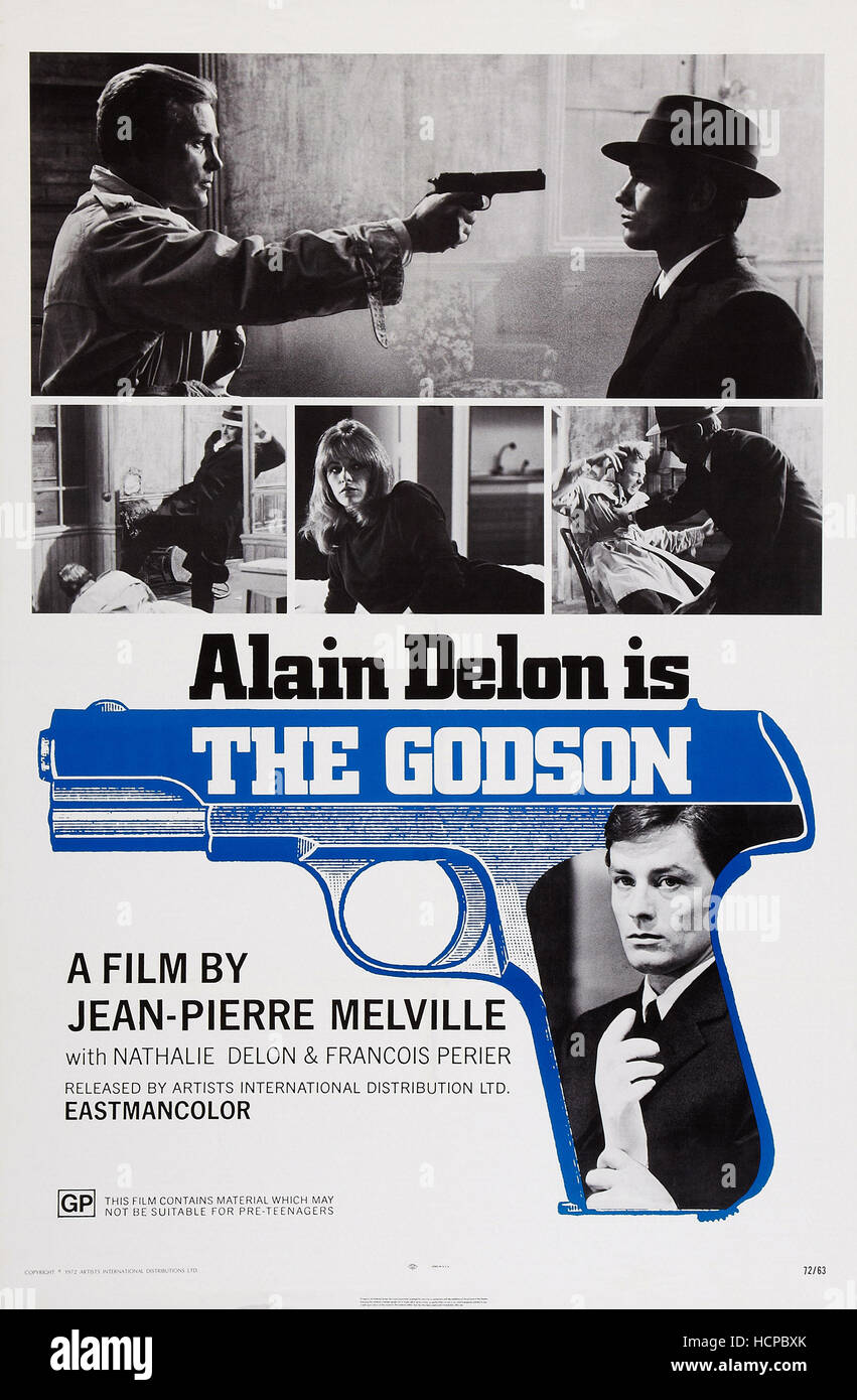 LE SAMOURAI, (aka THE GODSON), US poster art, Alain Delon, 1967 Stock ...