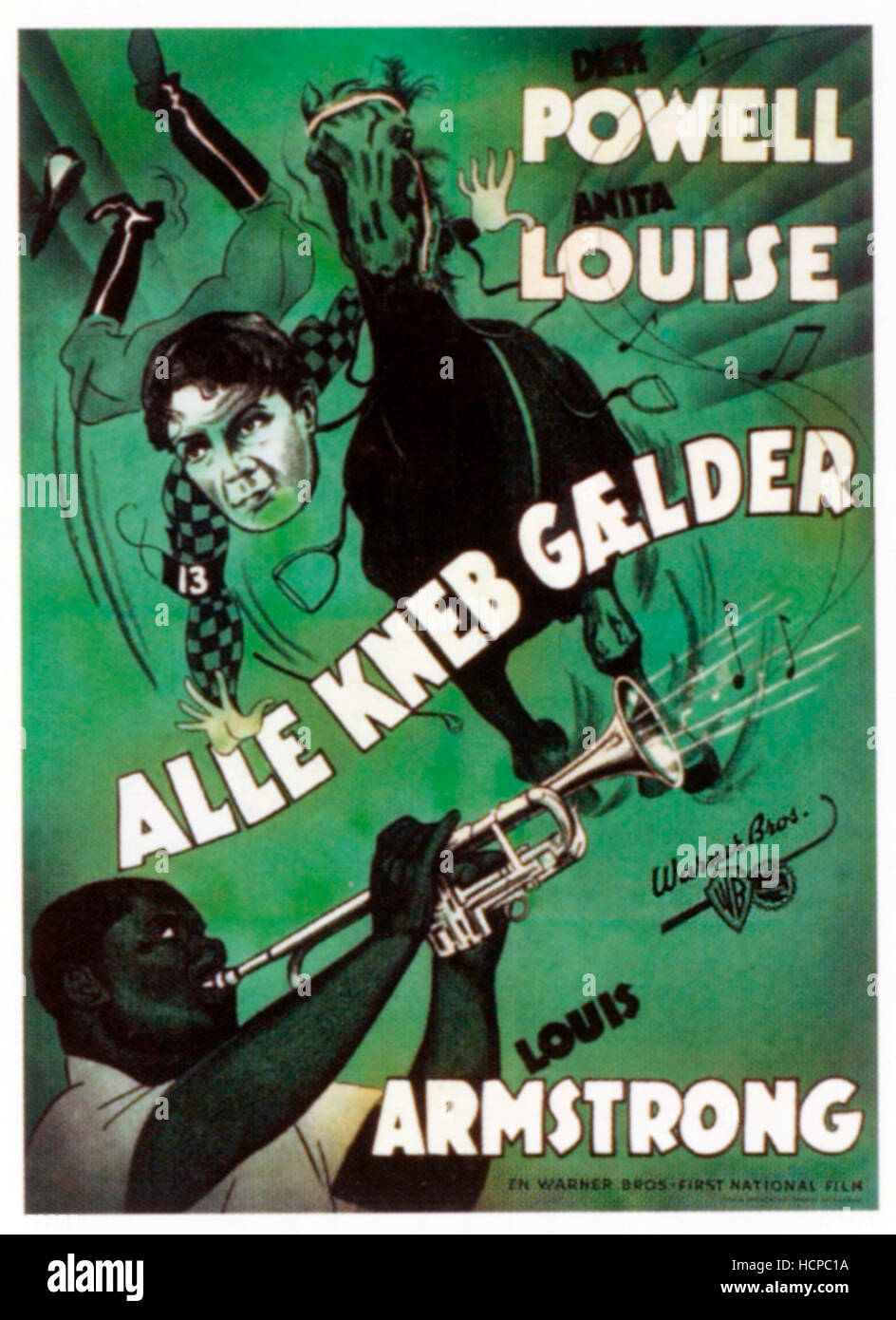 GOING PLACES (aka ALLE KNEB GALDER), top: Dick Powell, bottom: Louis ...