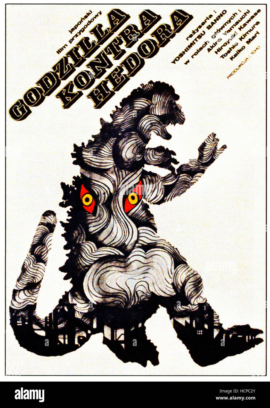 GODZILLA VS. THE SMOG MONSTER (aka GODZILLA KONTRA HEDORA), Polish ...