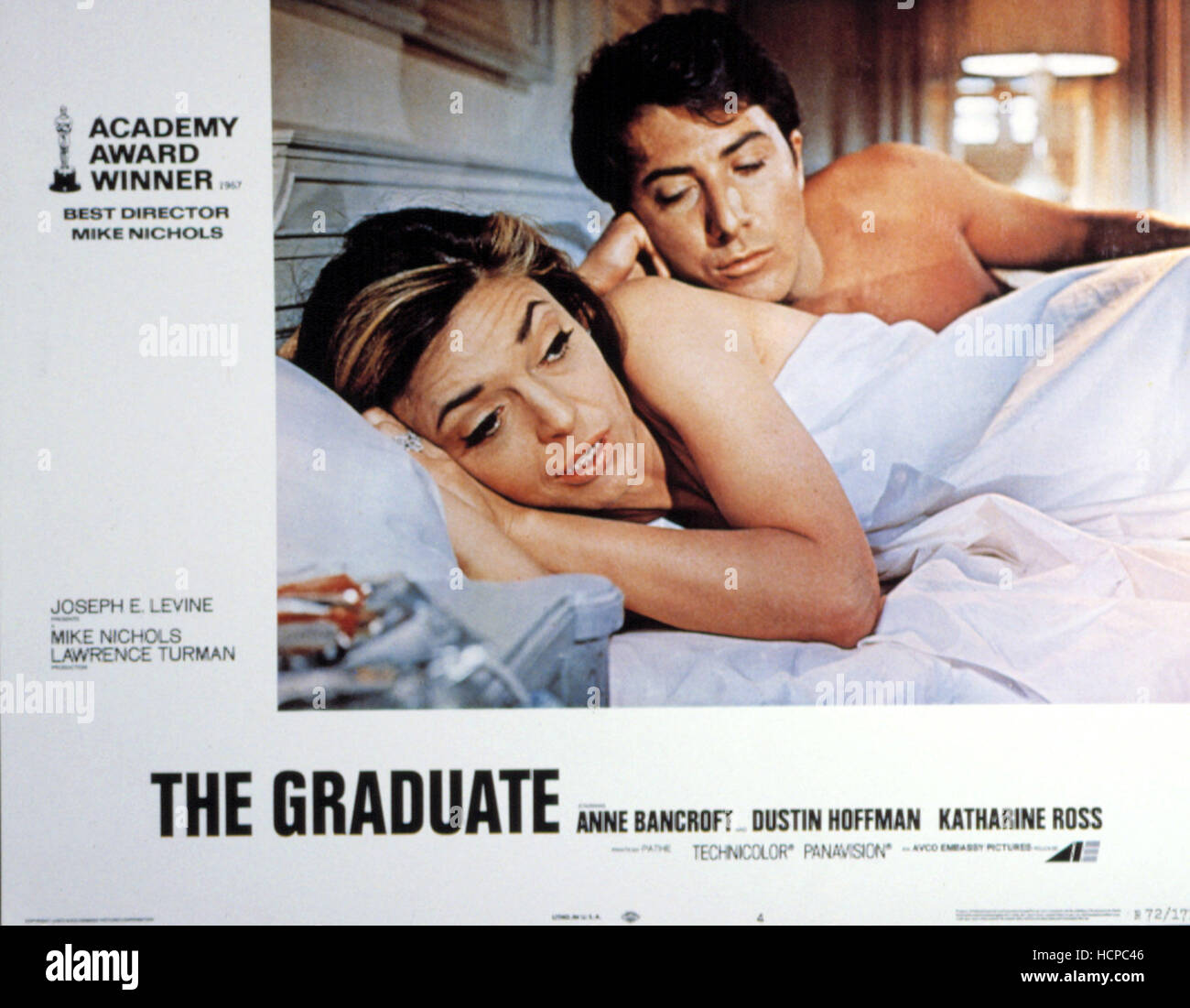 THE GRADUATE, Anne Bancroft, Dustin Hoffman, 1967 Stock Photo - Alamy