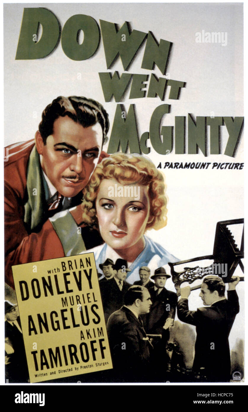 THE GREAT MCGINTY (aka DOWN WITH MCGINTY), from left: Brian Donlevy ...