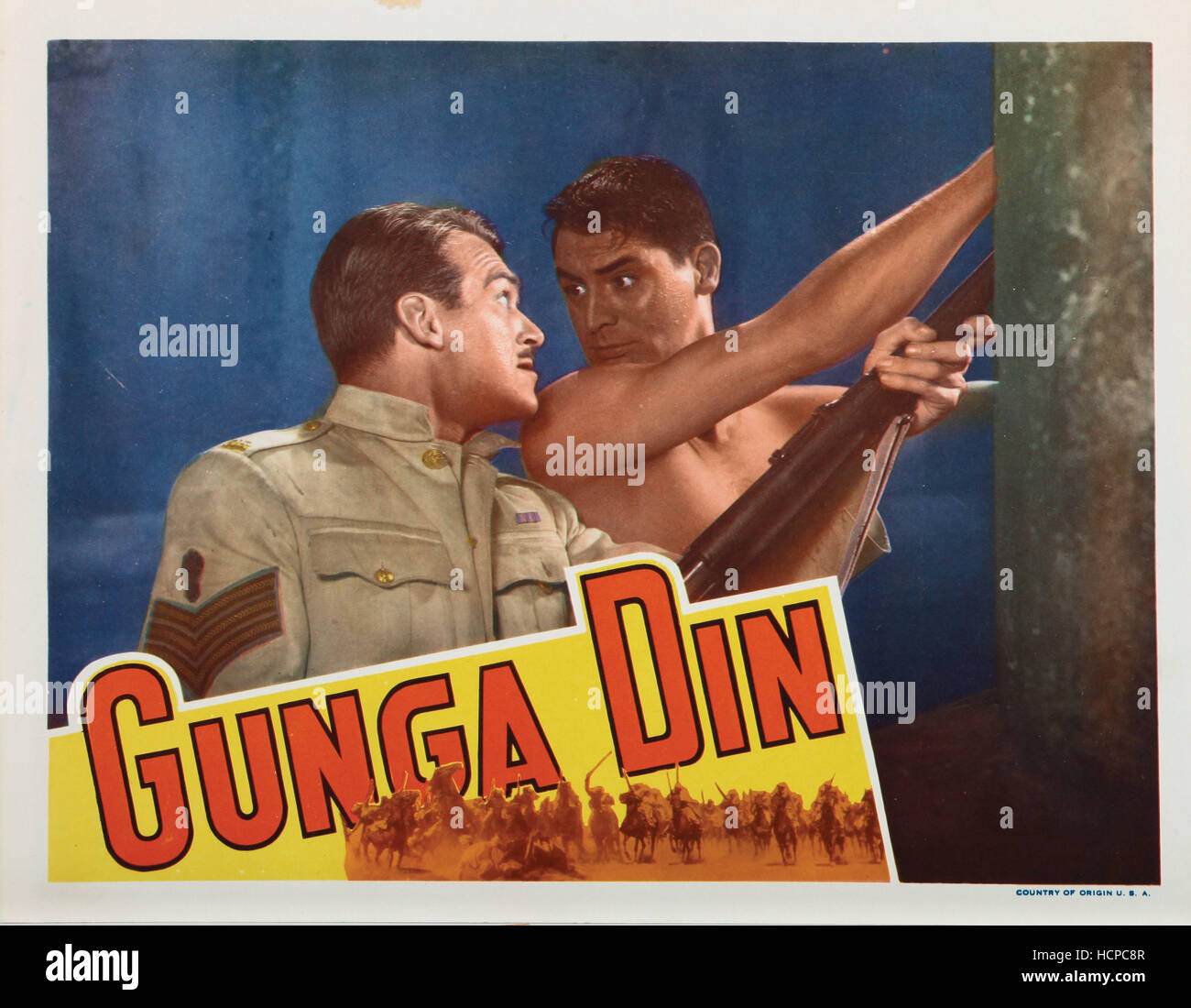 GUNGA DIN, from left: Douglas Fairbanks Jr., Cary Grant, 1939 Stock ...