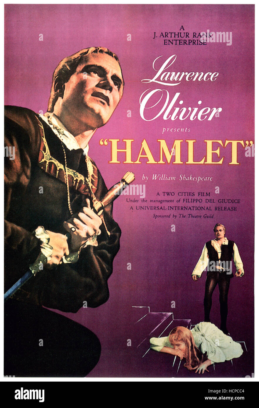 HAMLET, Laurence Olivier, 1948 Stock Photo - Alamy