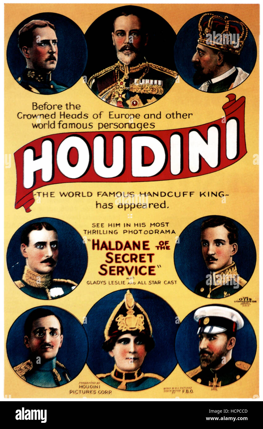 HALDANE OF THE SECRET SERVICE, 1923 Stock Photo - Alamy