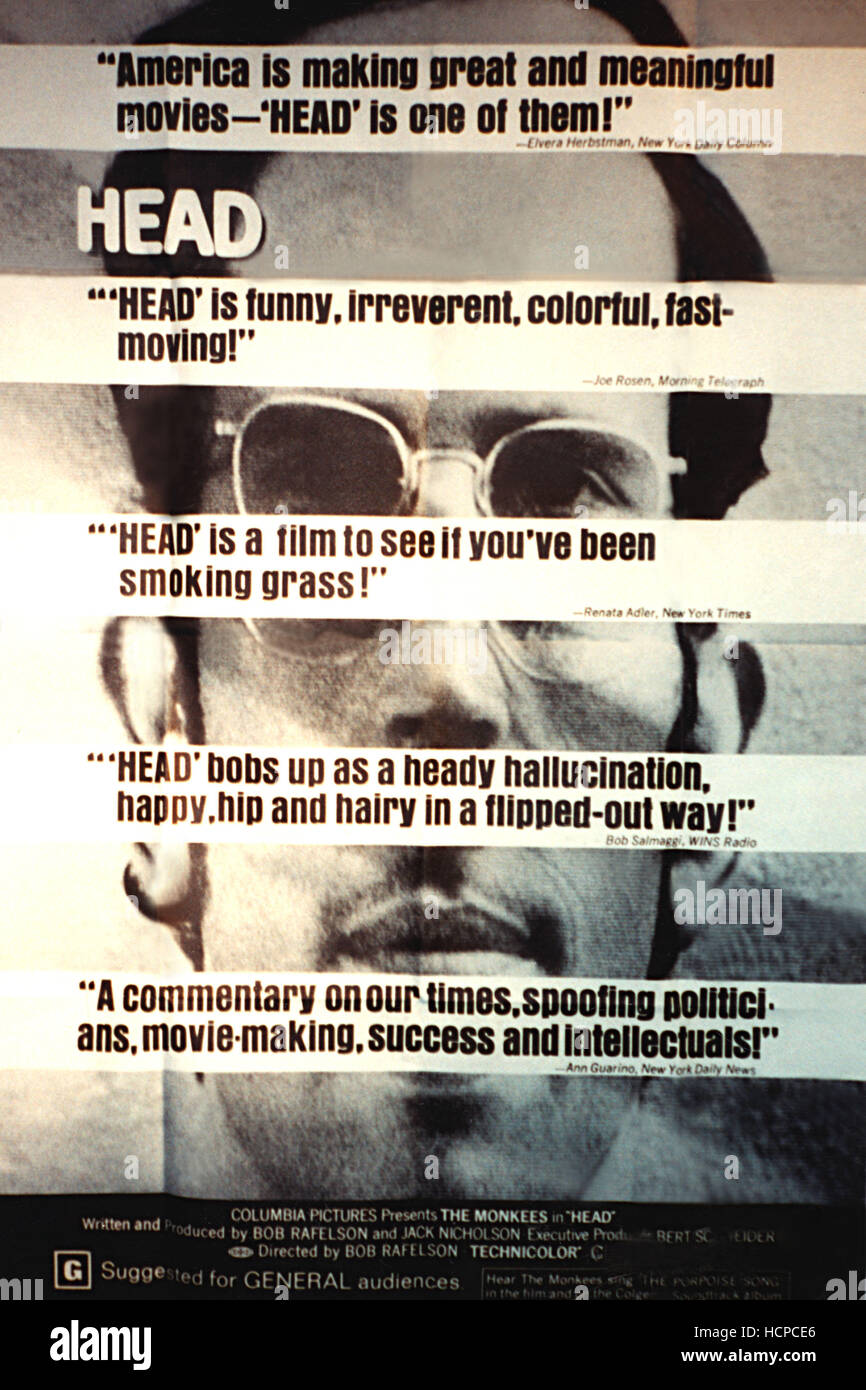 HEAD, poster art, 1968 Stock Photo - Alamy