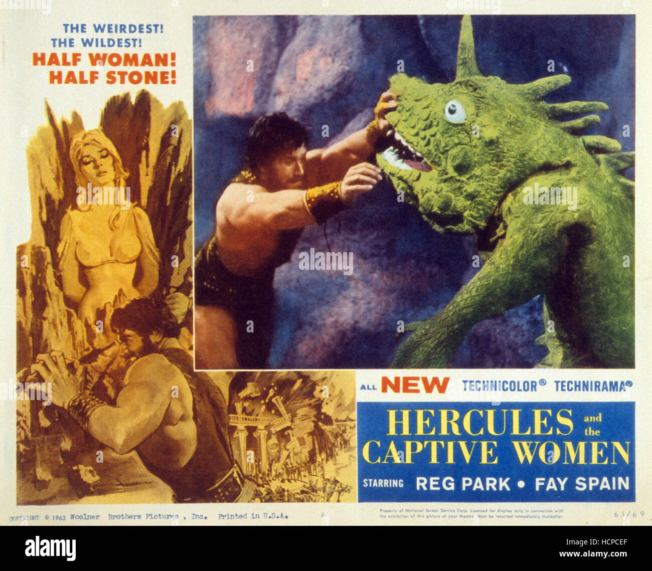 HERCULES AND THE CAPTIVE WOMEN, Reg Park, 1961 Stock Photo - Alamy