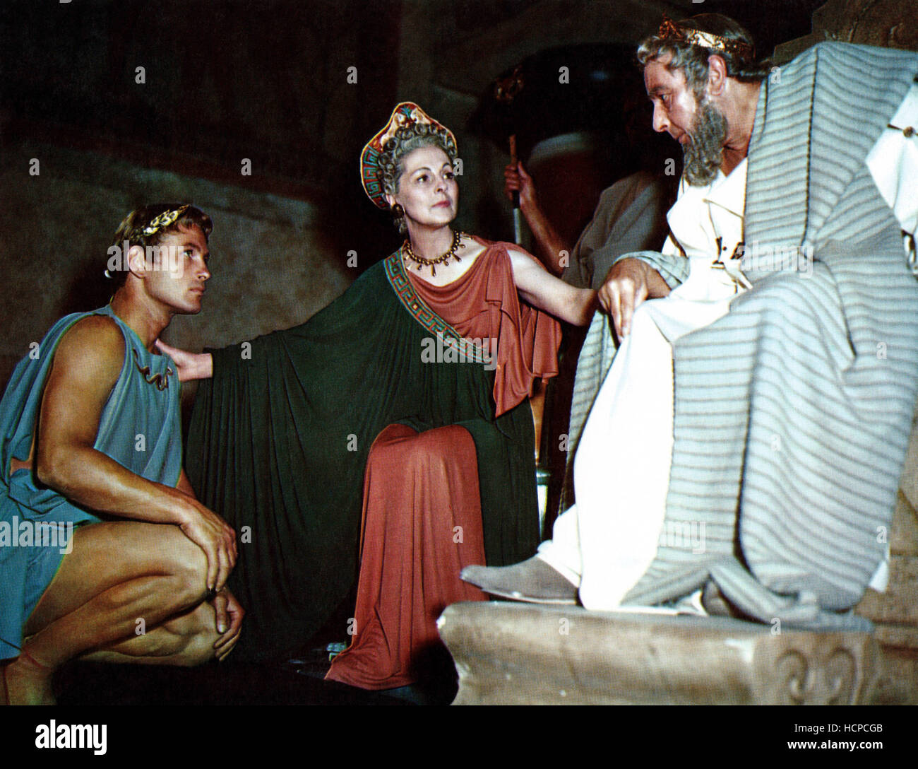HELEN OF TROY, Jacques Sernas, Nora Swinburne, Cedric Hardwicke, 1956 ...