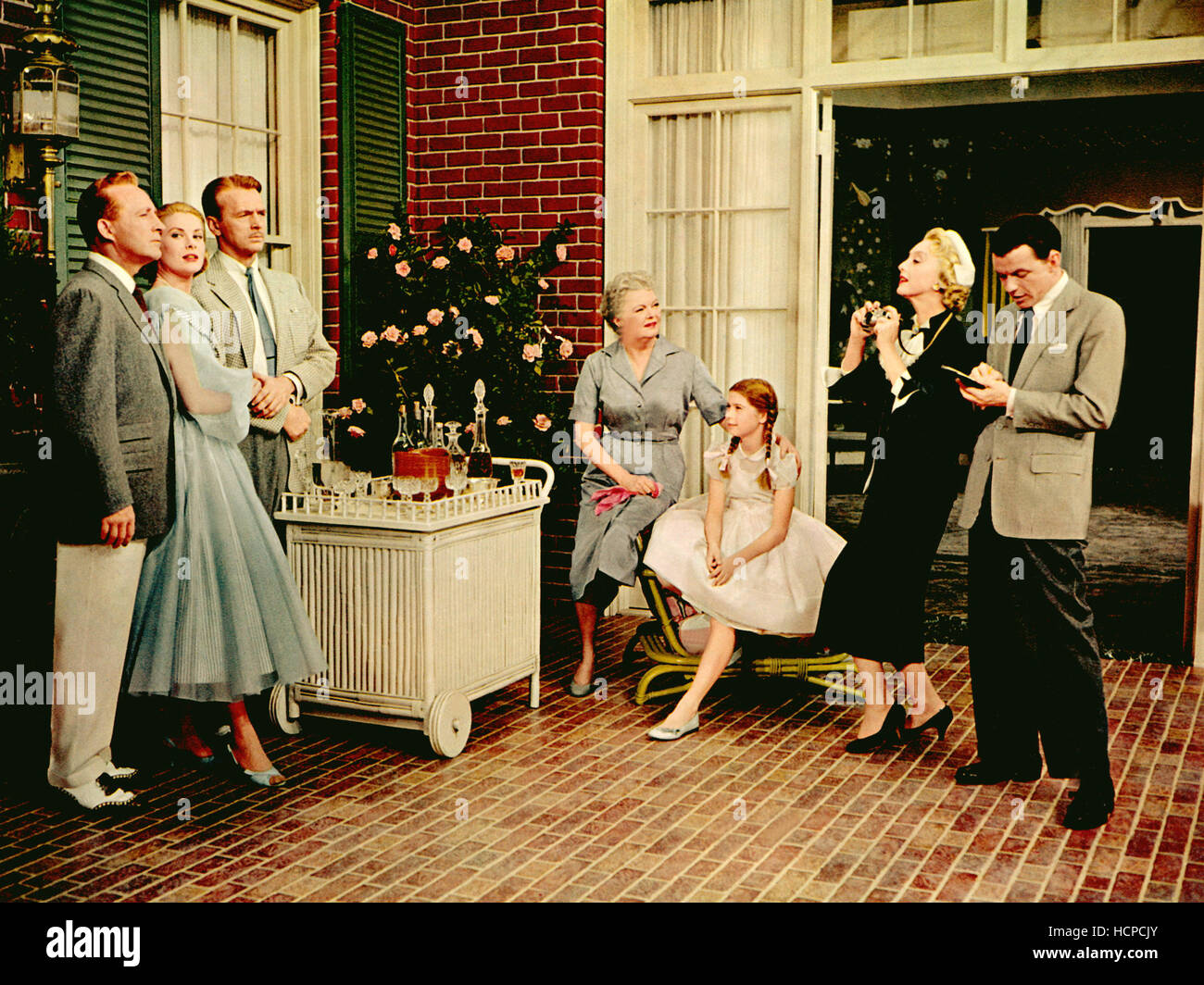 HIGH SOCIETY, Bing Crosby, Grace Kelly, John Lund, Margalo Gillmore ...