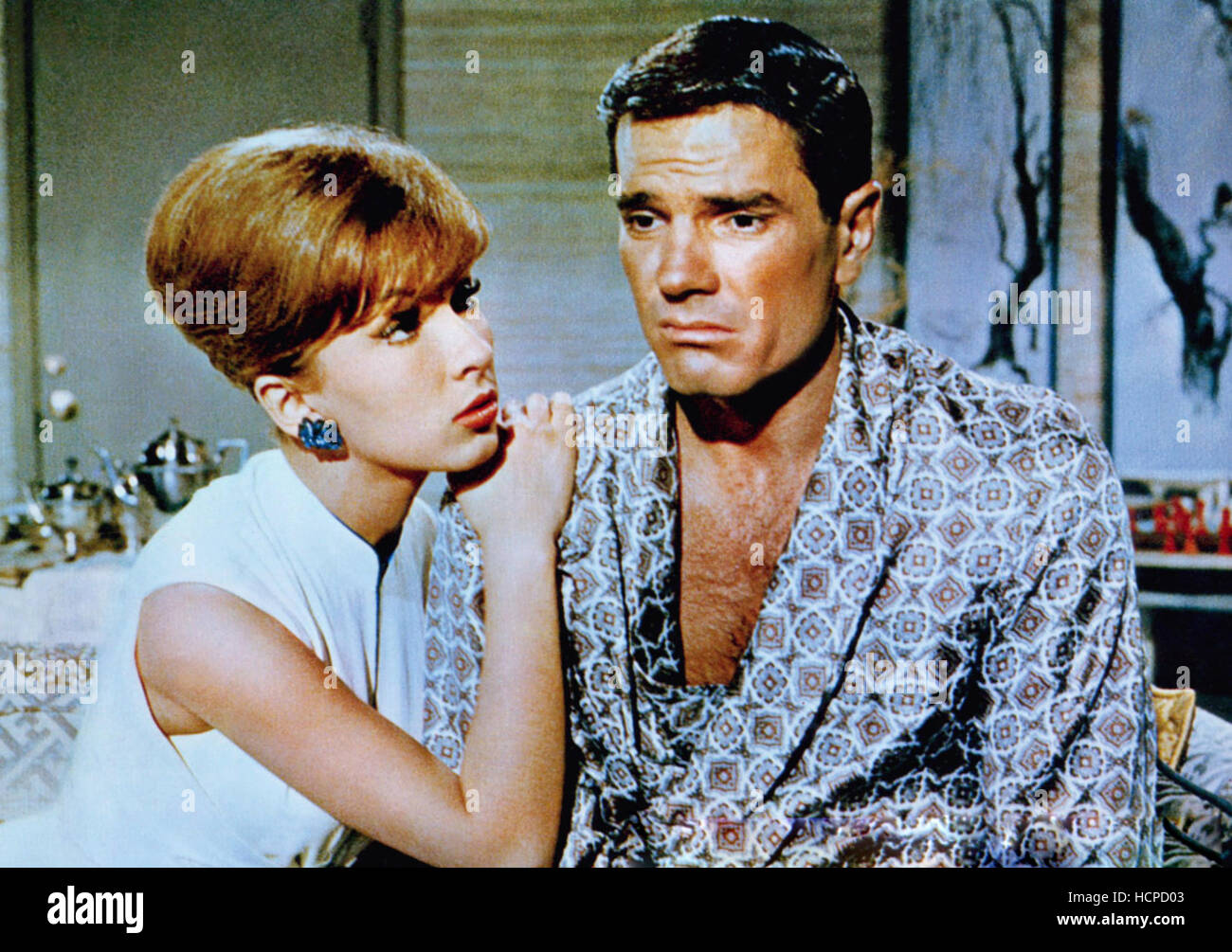 MOON PILOT, from left: Dany Saval, Tom Tryon, 1962 Stock Photo - Alamy