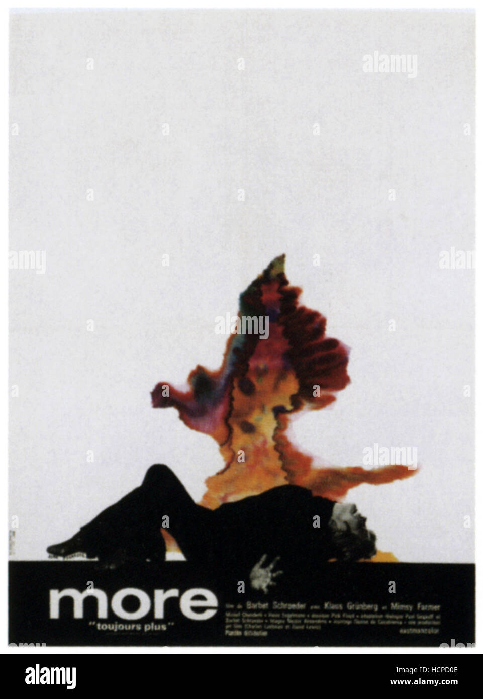 MORE, French poster art, 1969 Stock Photo - Alamy