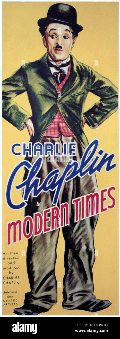 MODERN TIMES, Charlie Chaplin, 1936 Stock Photo - Alamy