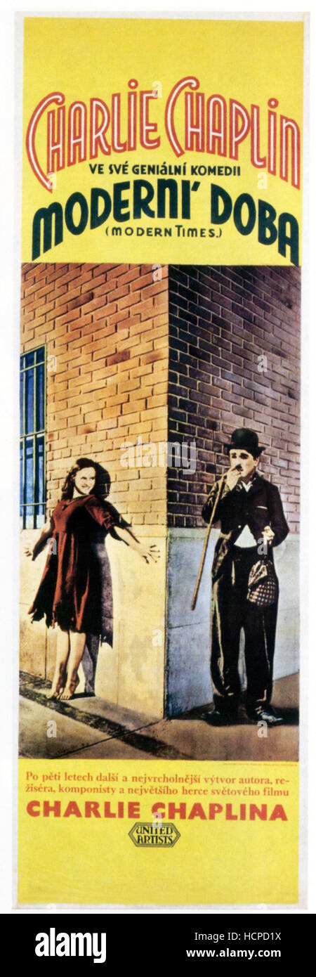 MODERN TIMES (aka MODERNI DOBA), from left: Paulette Goddard, Charlie ...