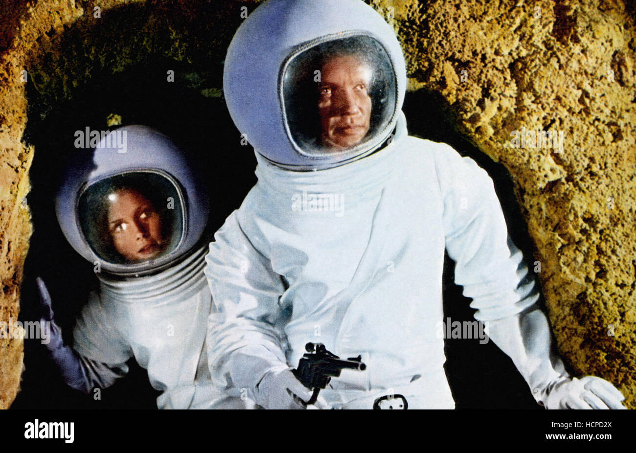MOON ZERO TWO, from left: Catherine Schell, James Olson, 1969 Stock ...