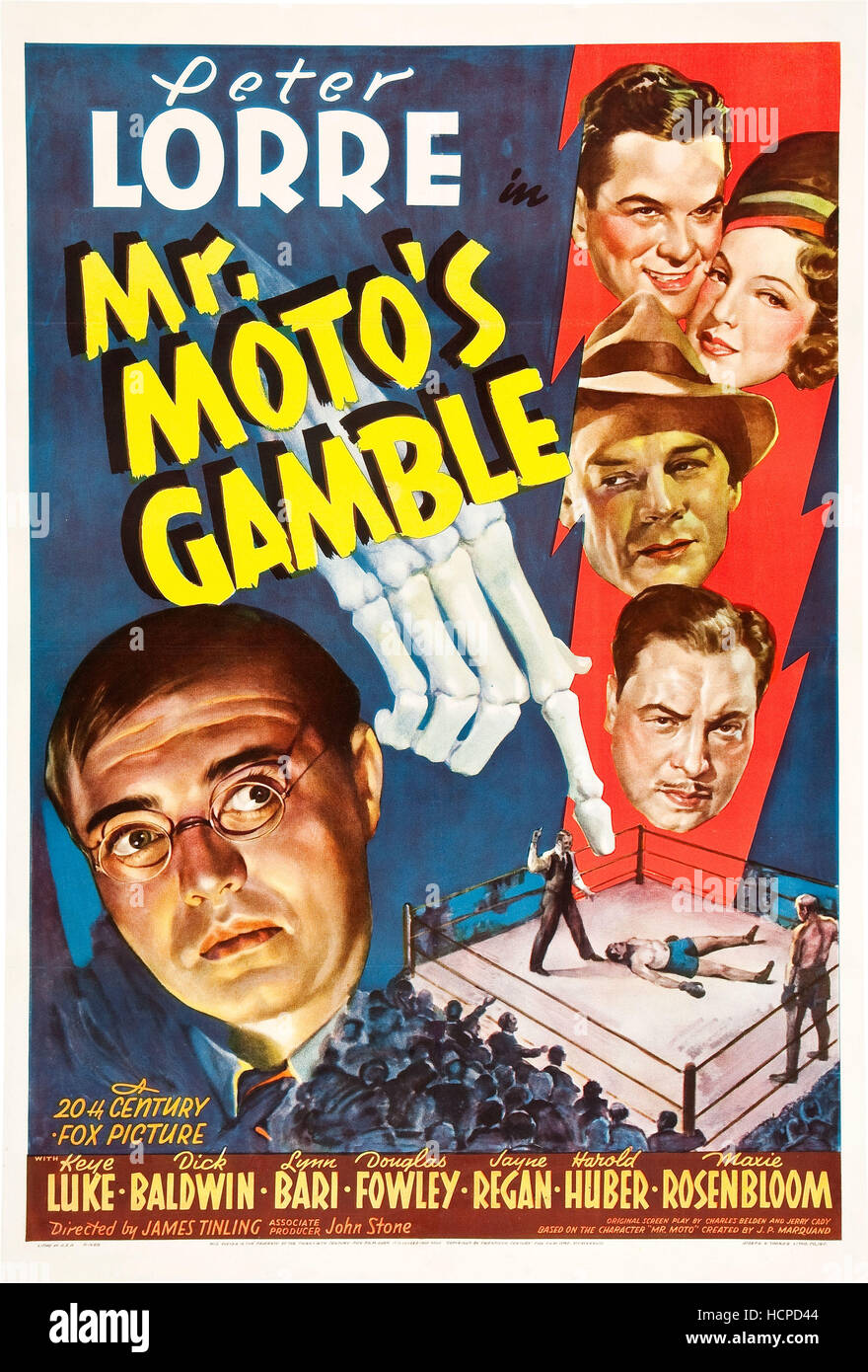MR. MOTO'S GAMBLE, Peter Lorre, Lynn Bari, Dick Baldwin, Douglas Fowley ...