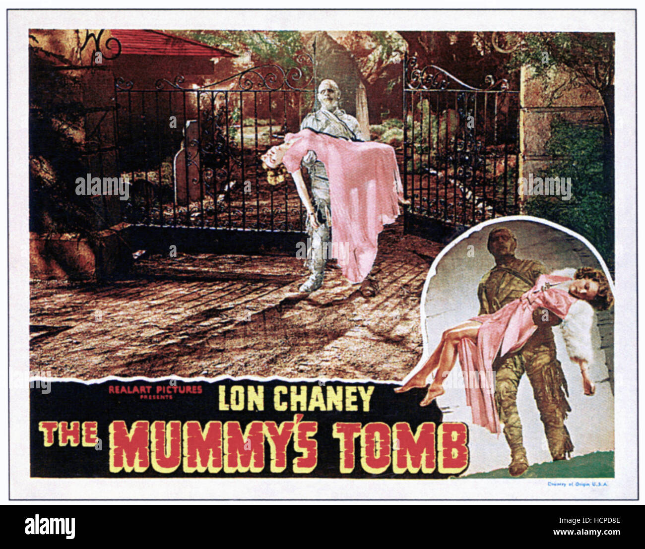THE MUMMY'S TOMB, Elyse Knox, Lon Chaney Jr., 1942 Stock Photo - Alamy