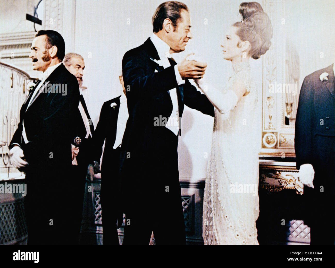 MY FAIR LADY, Rex Harrison (center of frame), Audrey Hepburn (right ...