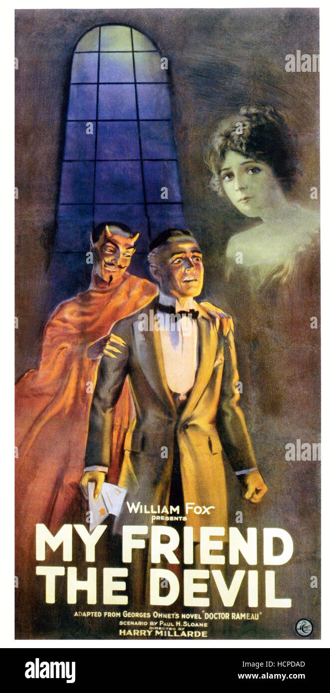 MY FRIEND THE DEVIL, center: Charles Richman, 1922, TM and Copyright ...