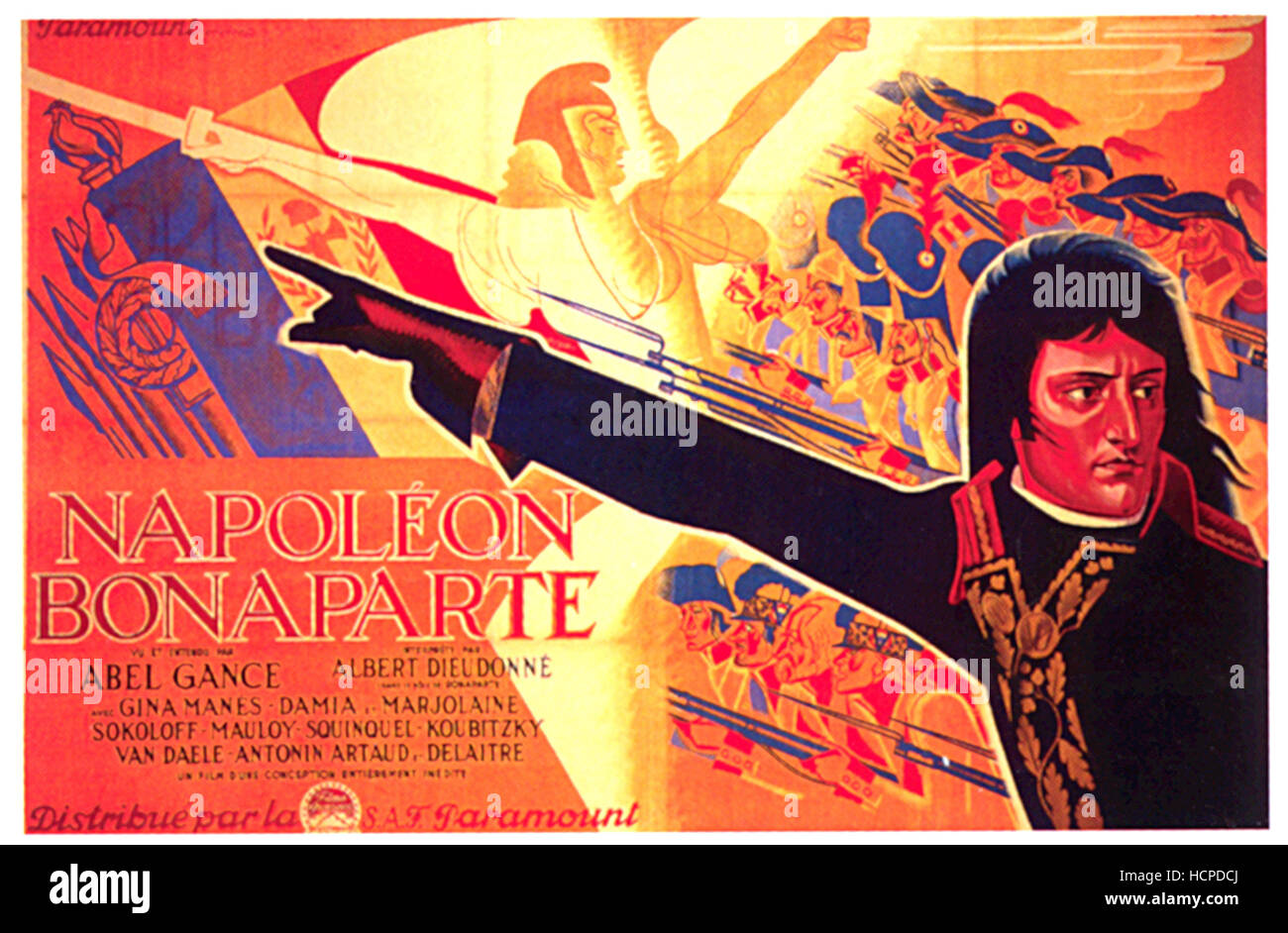 NAPOLEON BONAPARTE, 1927, poster art Stock Photo - Alamy