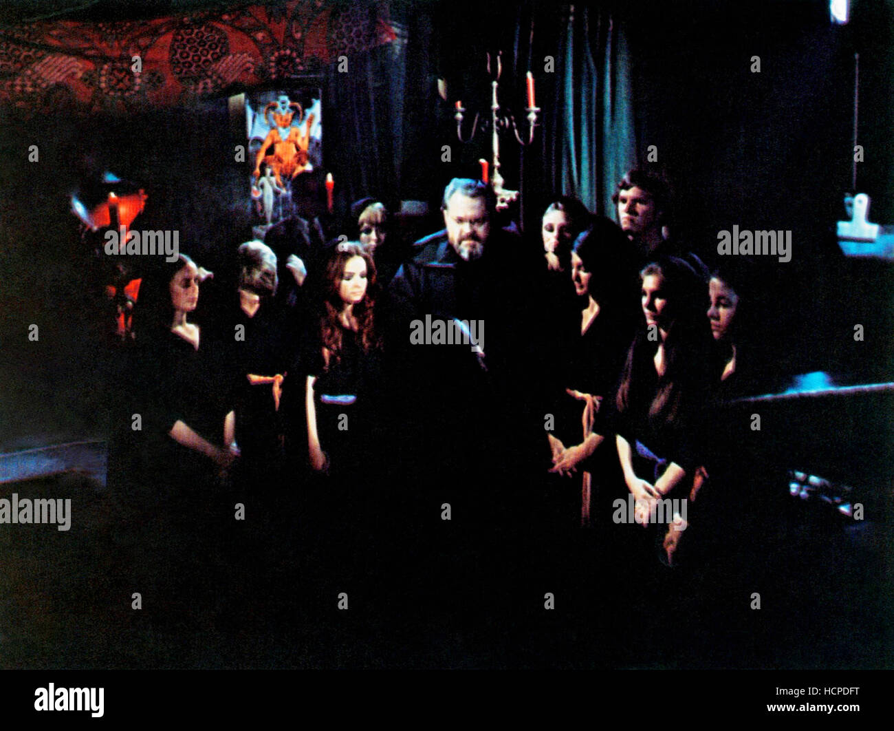 NECROMANCY, Orson Welles (center), 1972 Stock Photo - Alamy
