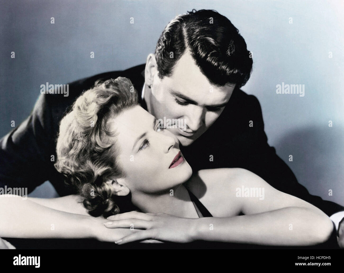 NEVER SAY GOODBYE, from left: Cornell Borchers, Rock Hudson, 1956 Stock ...