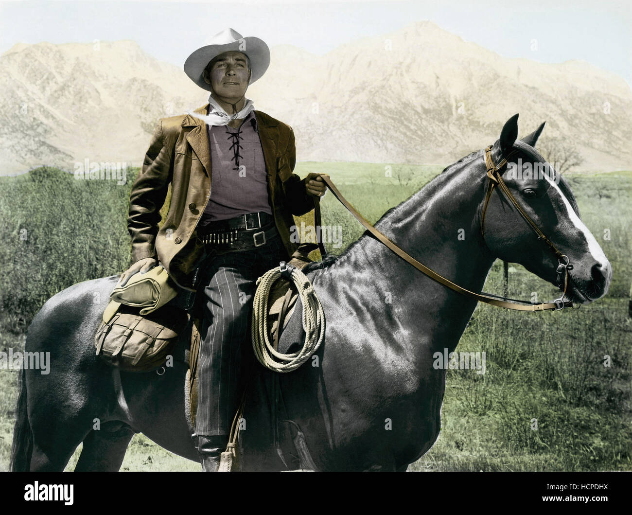THE NEVADAN, (aka THE MAN FROM NEVADA), Randolph Scott, 1950 Stock ...