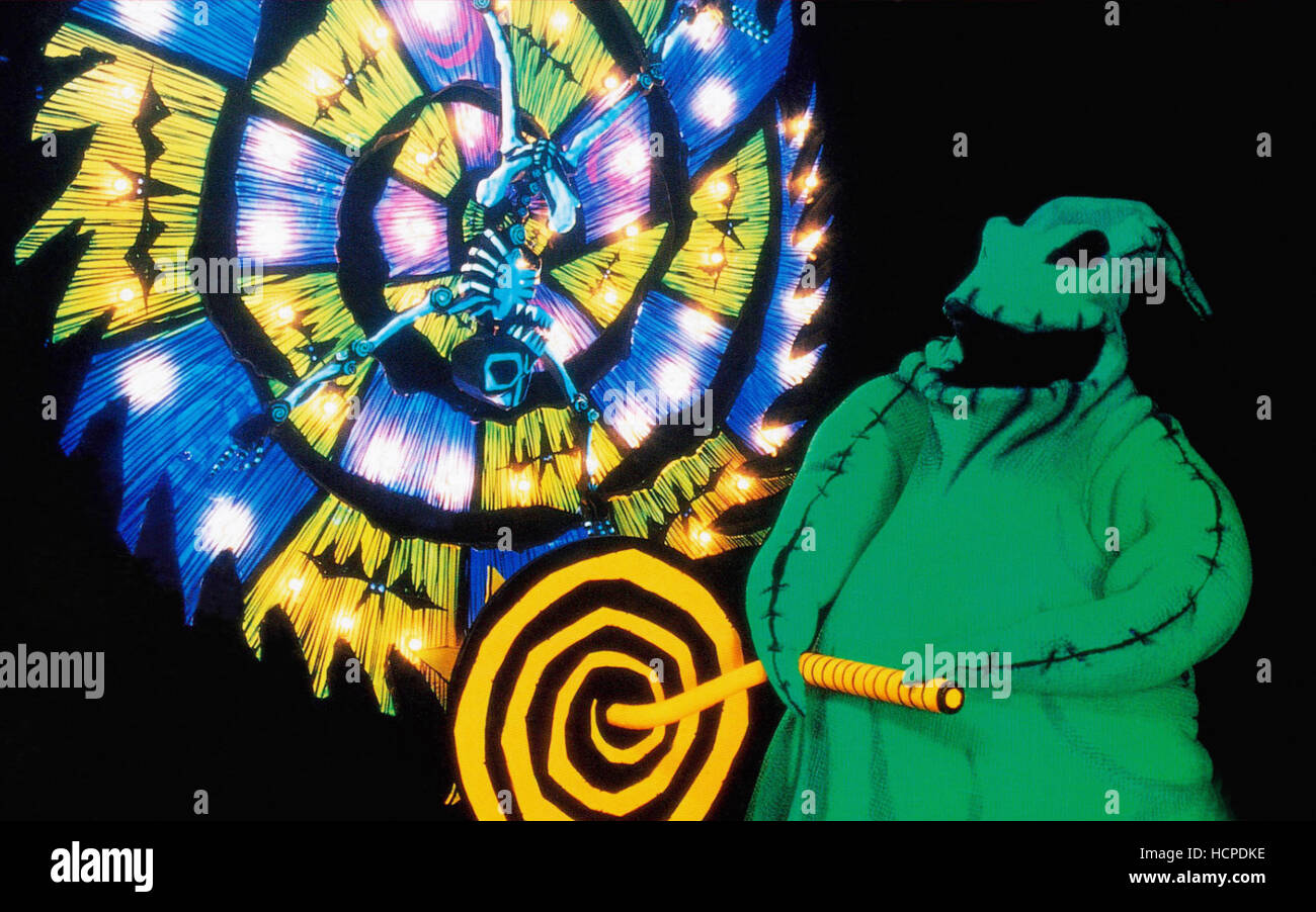 THE NIGHTMARE BEFORE CHRISTMAS, Oogie Boogie (right, voice: Ken Page ...