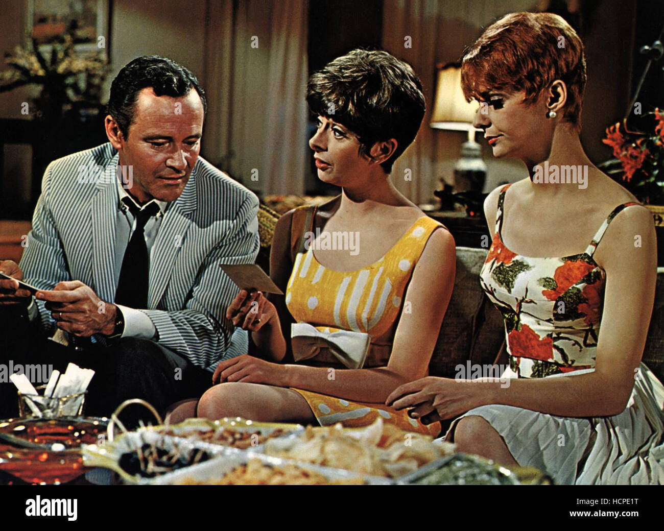 THE ODD COUPLE, Jack Lemmon, Monica Evans, Carole Shelley, 1968 Stock ...
