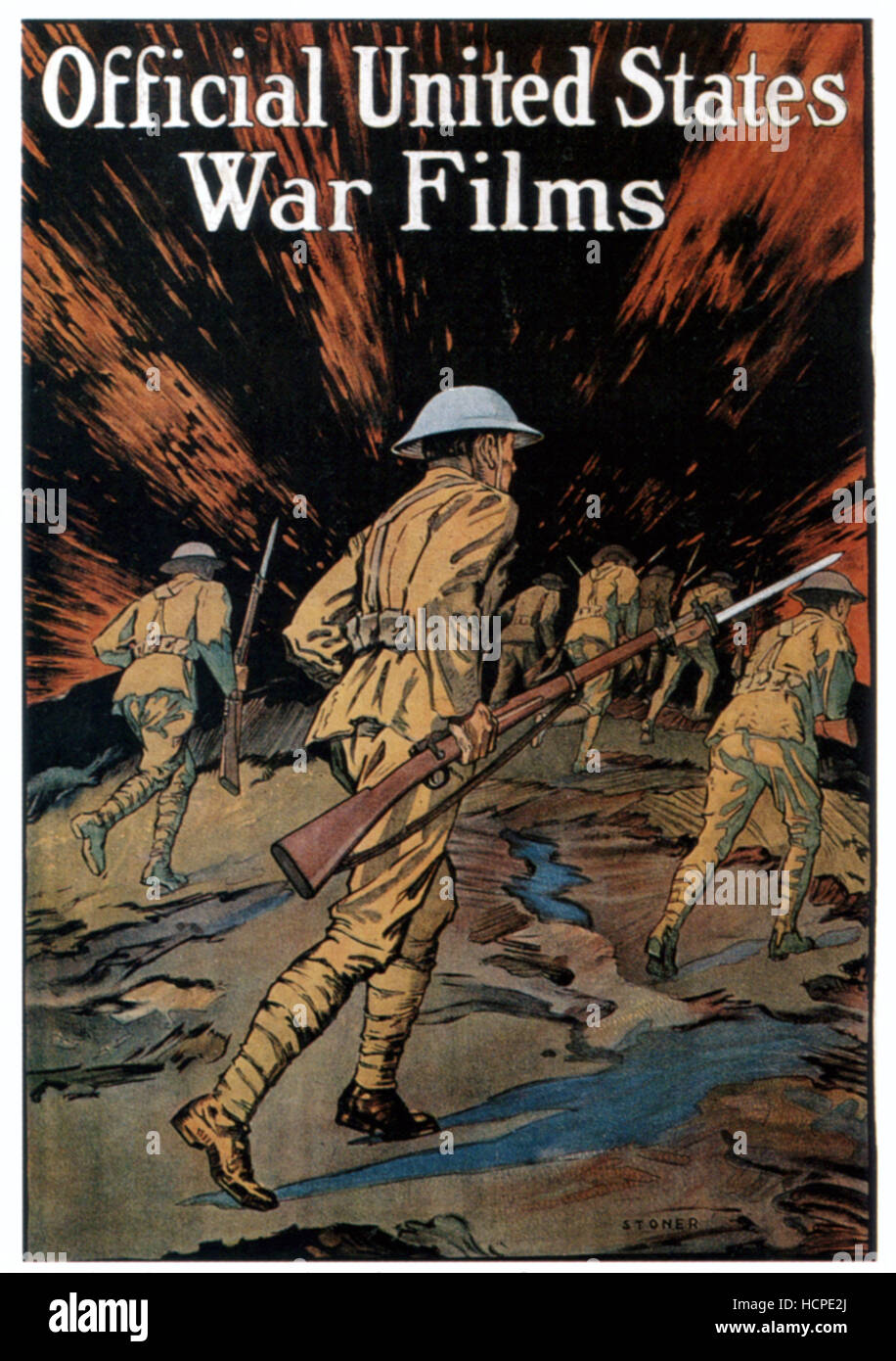 OFFICIAL UNITED STATES WAR FILMS, 1916 Stock Photo - Alamy
