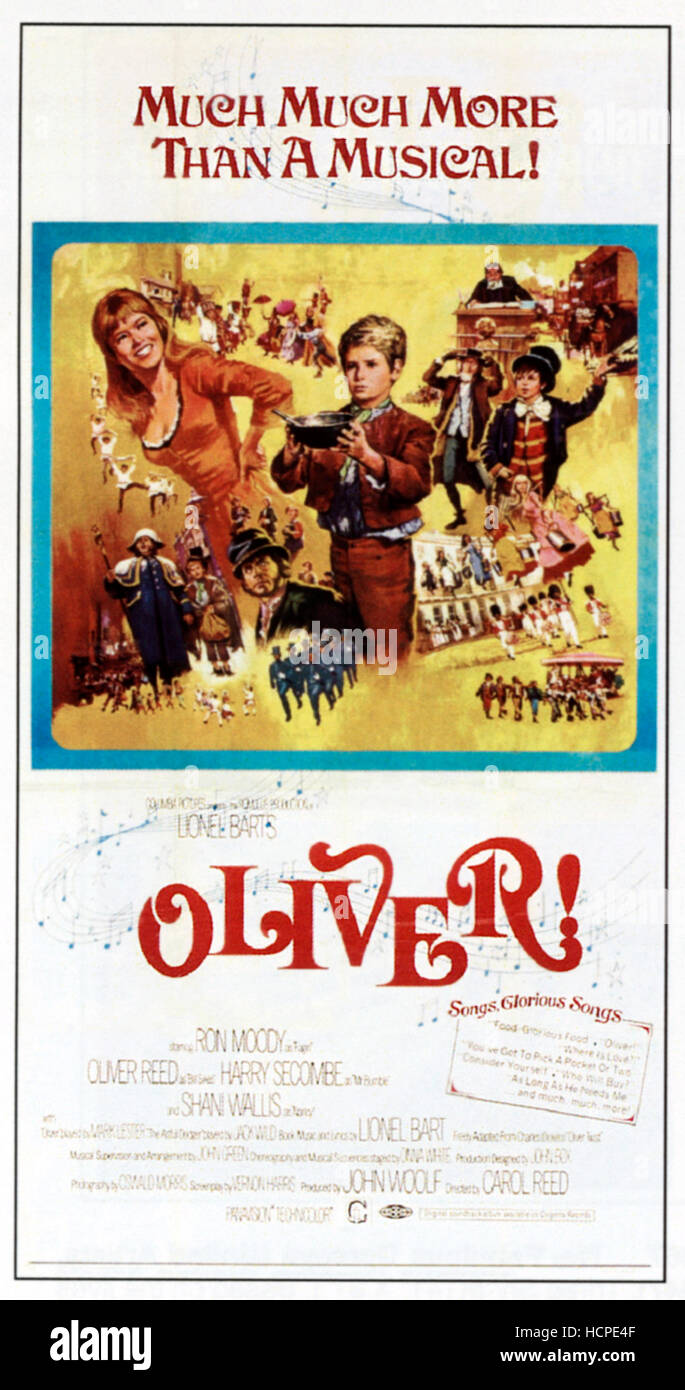 OLIVER!, from top left: Shani Wallis, Oliver Reed, Mark Lester, Ron ...