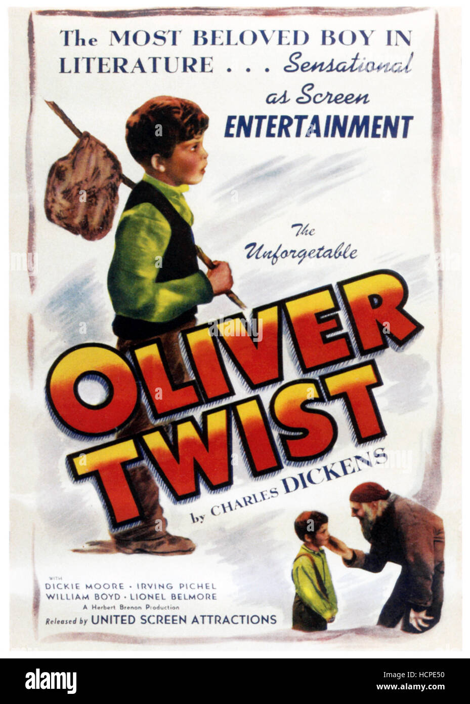 OLIVER TWIST, top: Dickie Moore, bottom from left: Dickie Moore, Irving ...